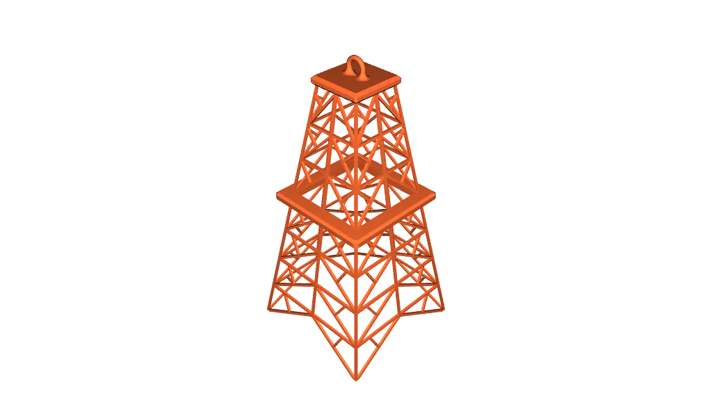 Miniature Oil Derrick by Phinkton | Download free STL model ...