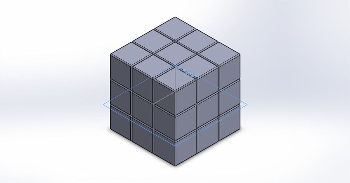 Rubik's Cube by royeiror | Download free STL model | Printables.com