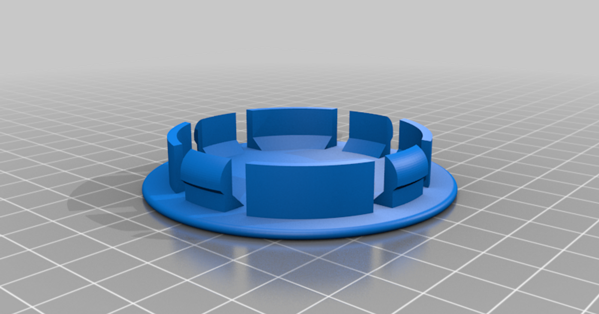 VW Transporter Alu Wheel Cap by ochm | Download free STL model ...