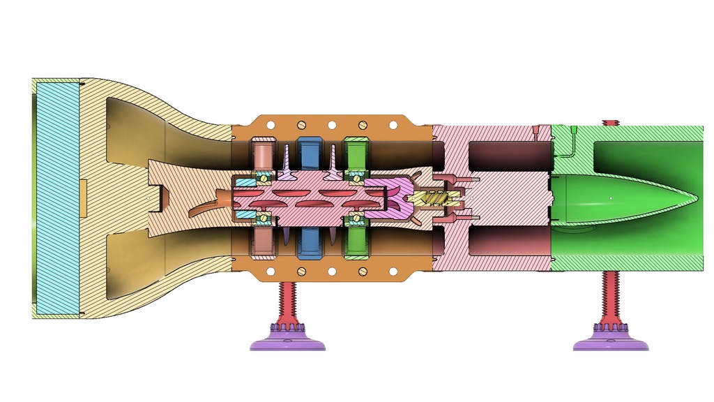 Dual stage axial fan by BamJr | Download free STL model | Printables.com