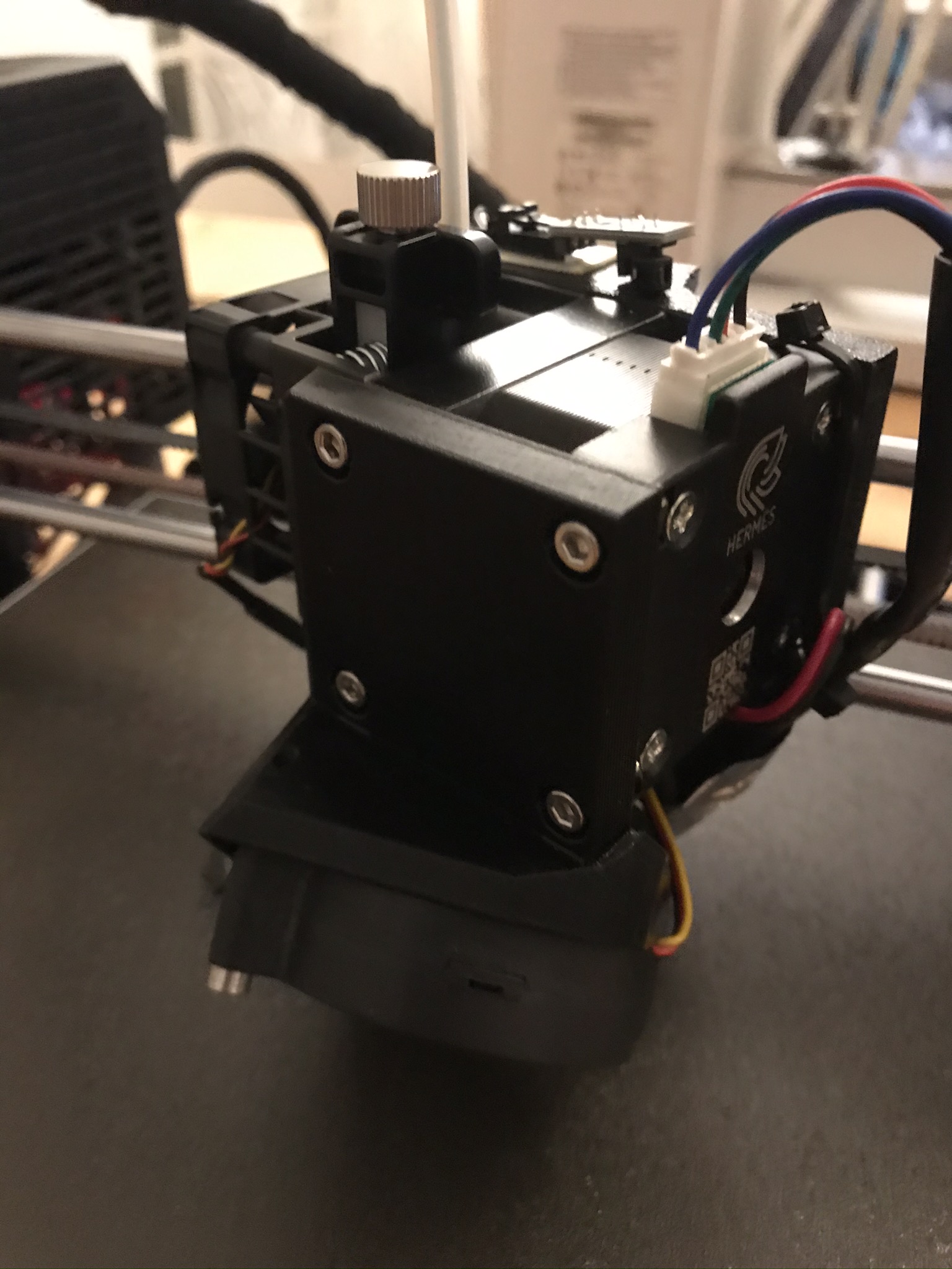 E3D Hermera (Hermes) + Super Volcano Holder for MK3S by Nathan ...