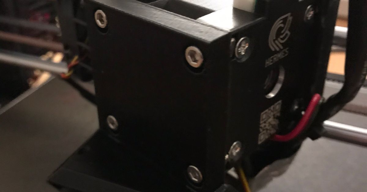 E3D Hermera (Hermes) + Super Volcano Holder for MK3S by Nathan ...