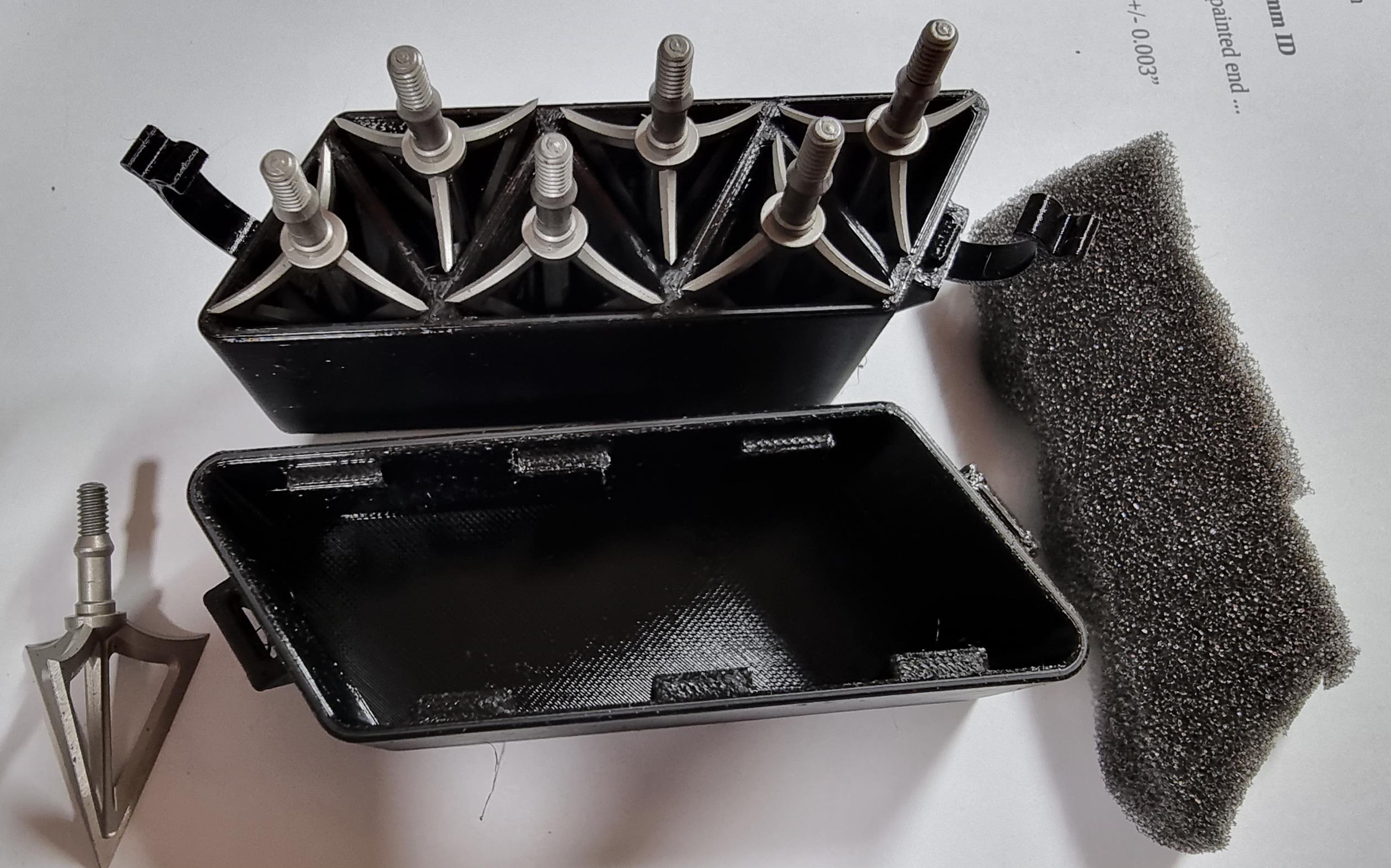 Archery broadhead storage box case by Kole | Download free STL model ...