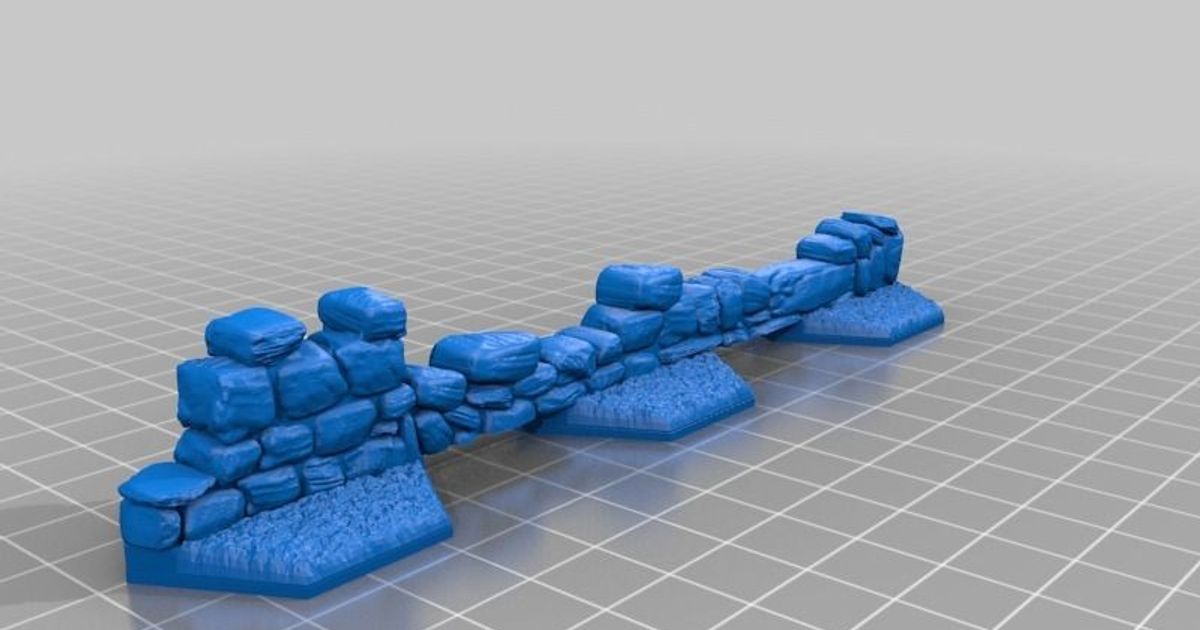 Gloomhaven: Point Walls by paralepsis | Download free STL model ...
