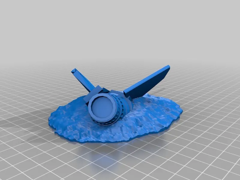 Thunderbolt Wreck for 28mm Gaming by paralepsis | Download free STL ...