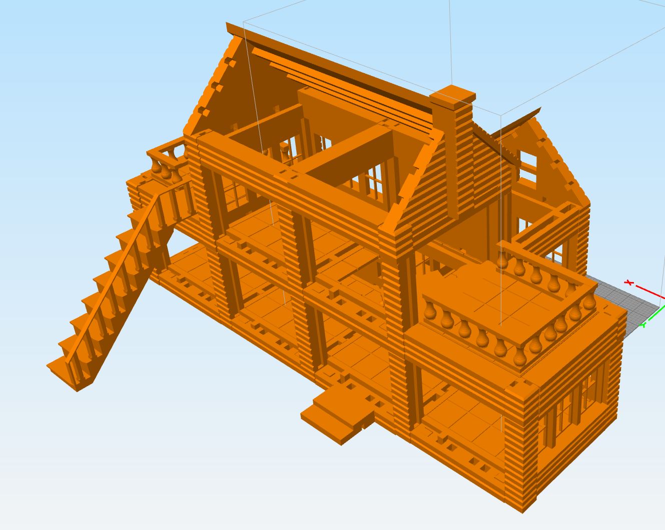 My 3D printed dollhouse - Puppenhaus - Puppenstube by ronaldi40 ...