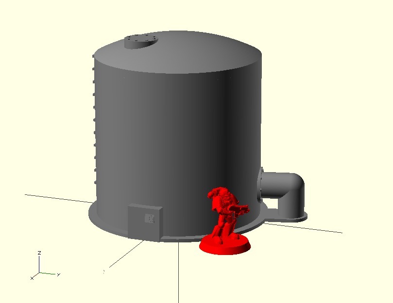 Storage Tank for 28mm Gaming by paralepsis | Download free STL model ...