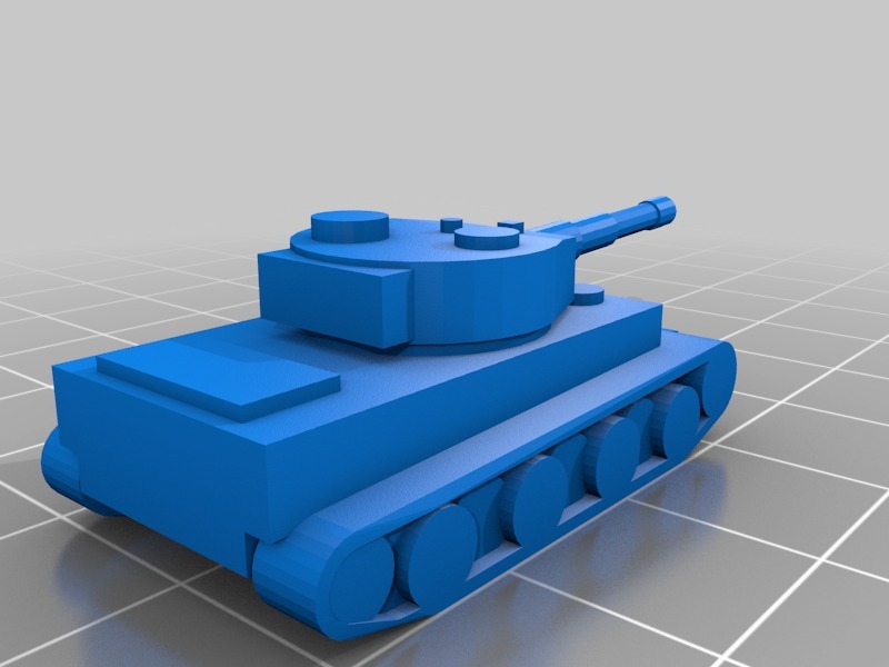 Tiger 1 Tank Sized for Memoir '44 by paralepsis | Download free STL ...