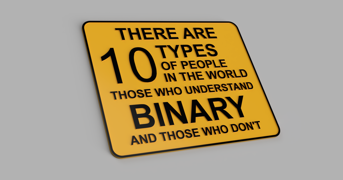 10 Types of people par Legufix | Téléchargez gratuitement un modèle STL ...