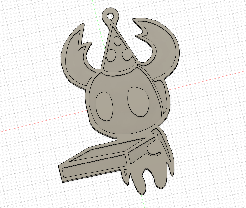 Hollow Knight Pizza Time Keychain by K7162 | Download free STL model ...