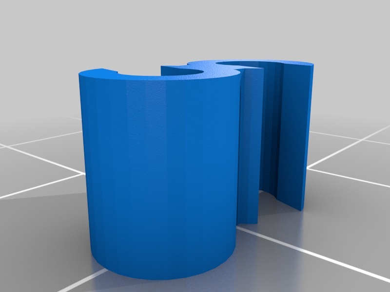 Basic 'S' Filament Clip by DeanCording | Download free STL model ...