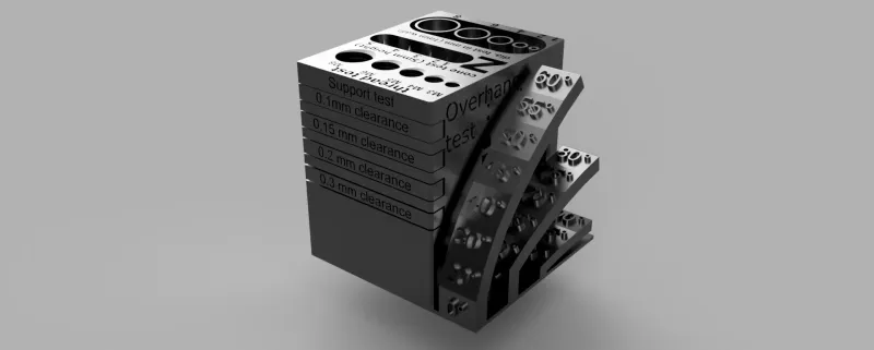All-in-One Calibration Cube 40x40x40 by Gabriel | Download free STL ...
