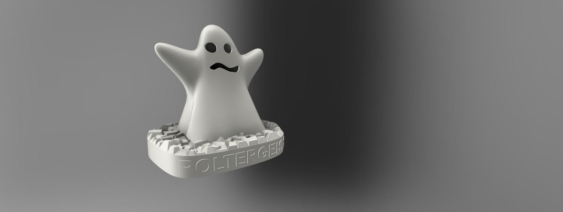 ghost figure monster poltergeist hallowen by 3D TISK | Download free ...