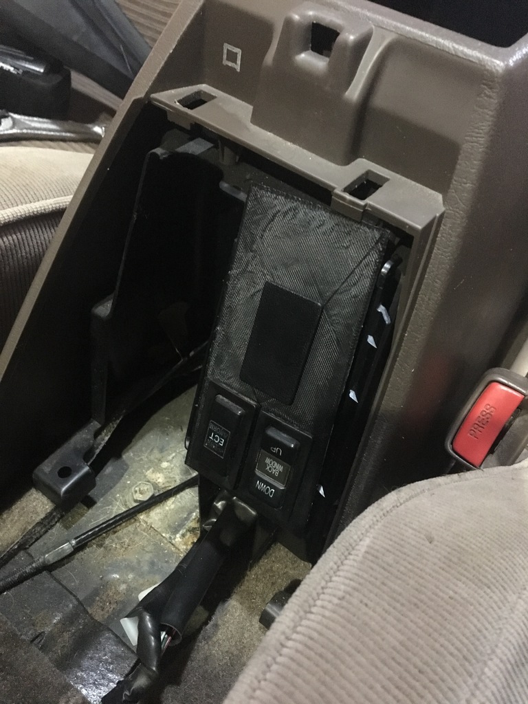 3rd Gen 4Runner Center Console Switch Plate by nickvan | Download free ...