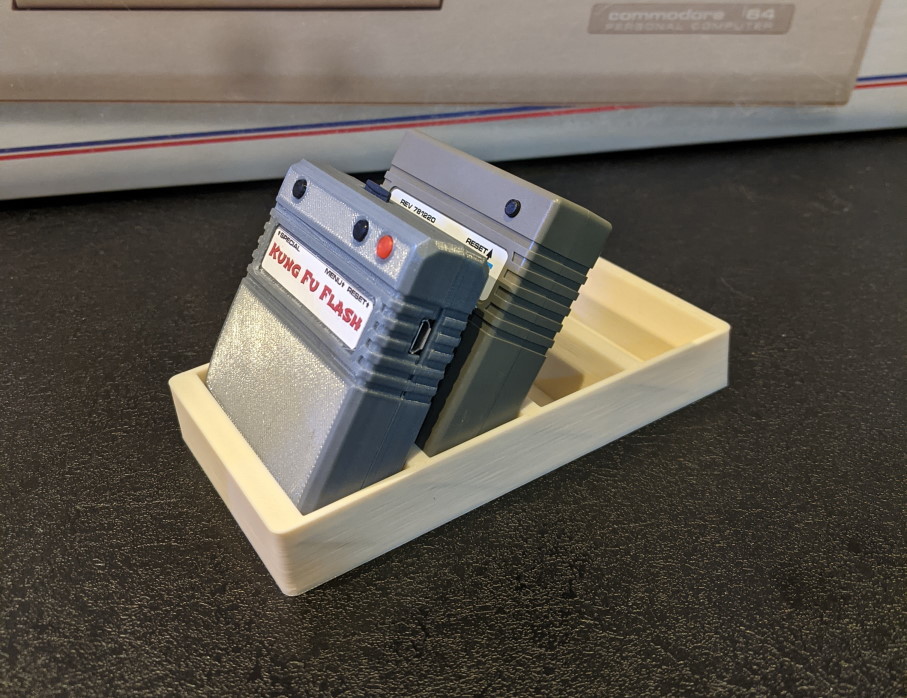 C64 Cartridge Holder / Organizer by hag | Download free STL model ...