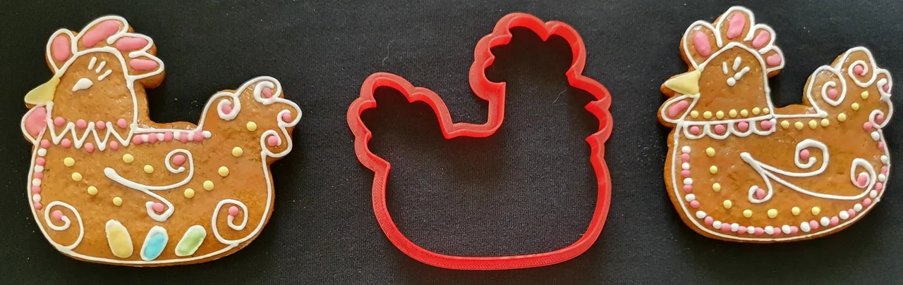 Hen cookie cutter by hejllukas | Download free STL model | Printables.com