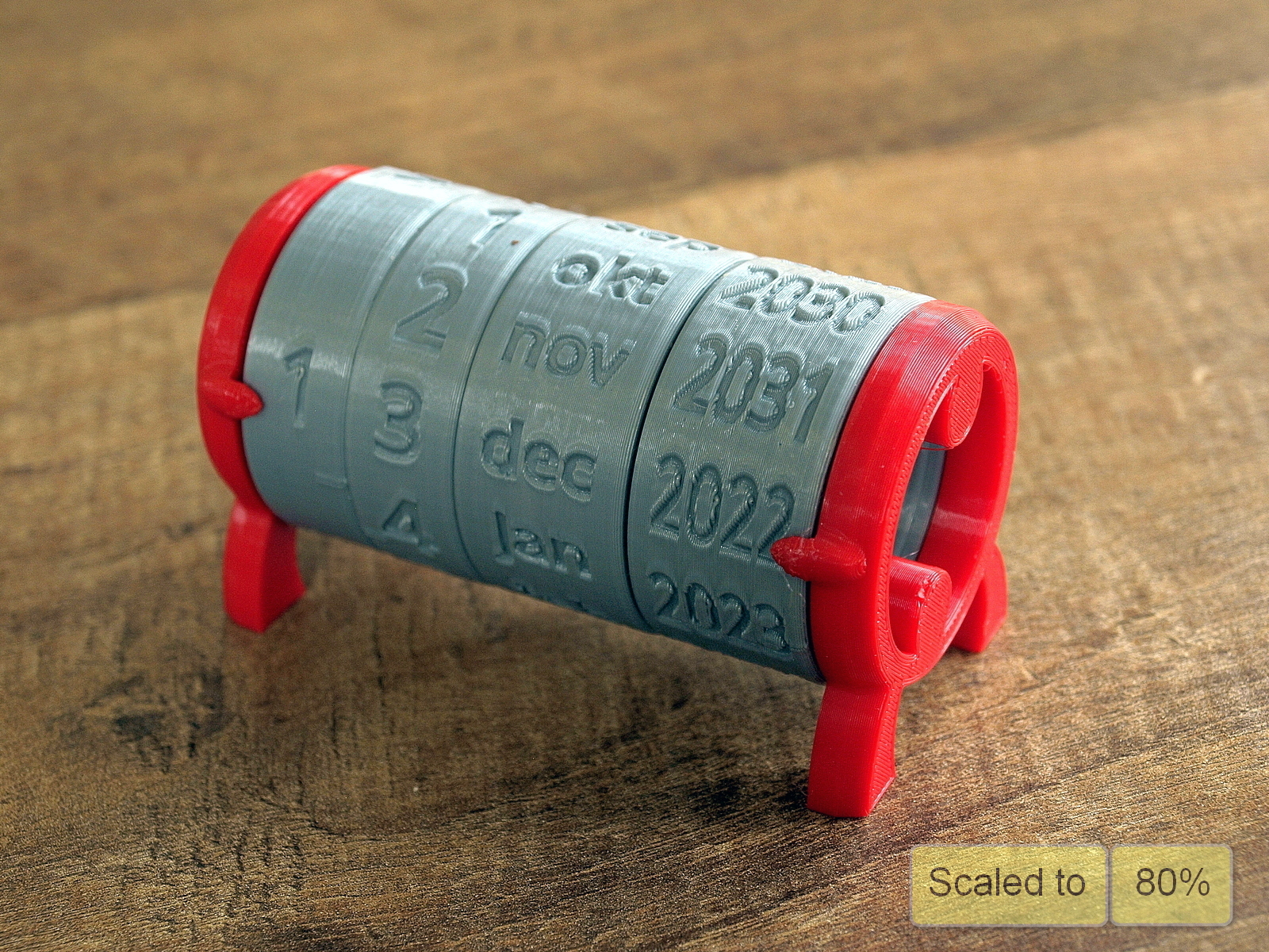 See Through Rotating Calendar por Bootjevaarder | Descargar modelo STL ...