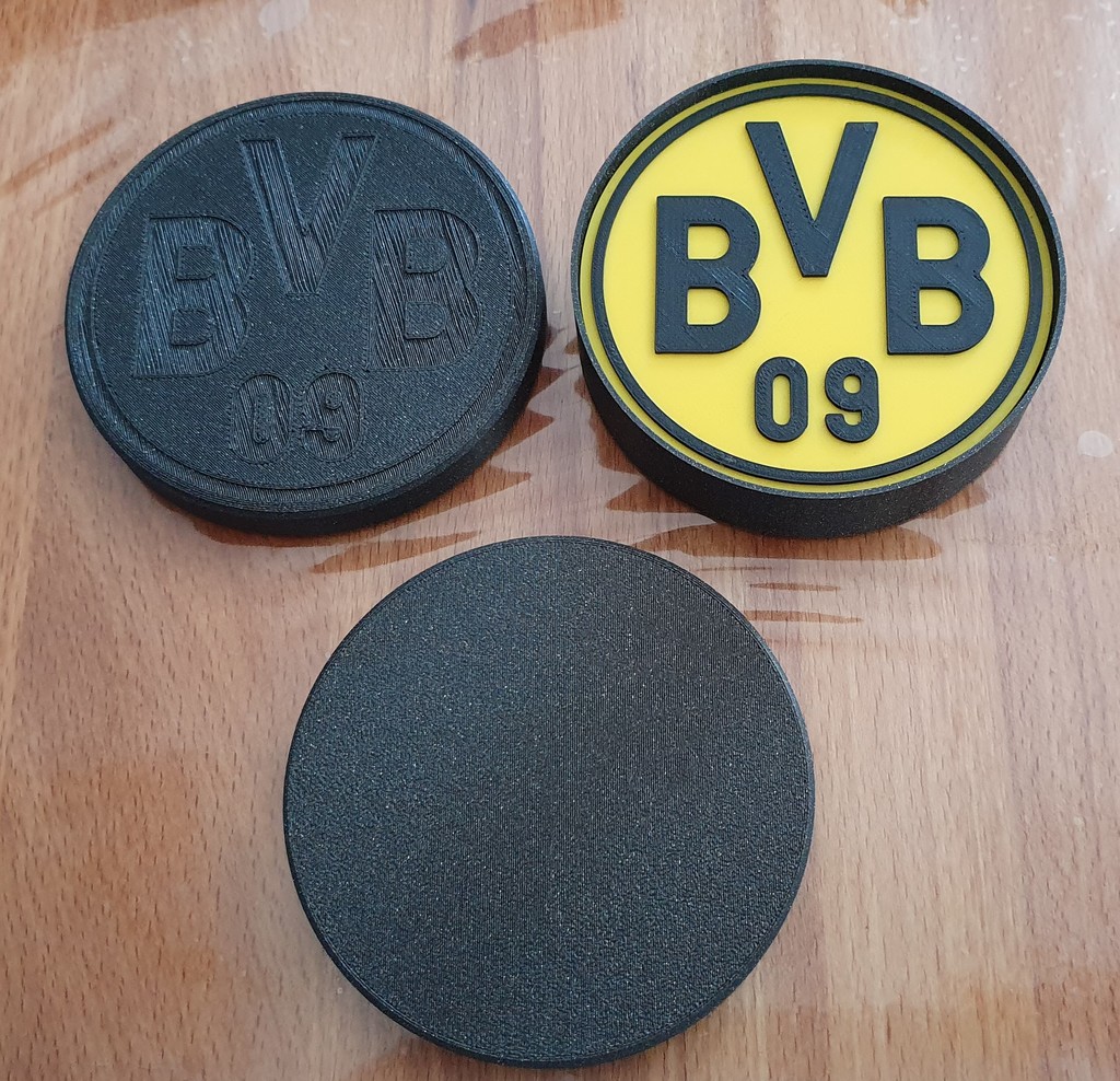 BVB Borussia Dortmund Drink Coaster / Beermat by Kawuezel | Download ...