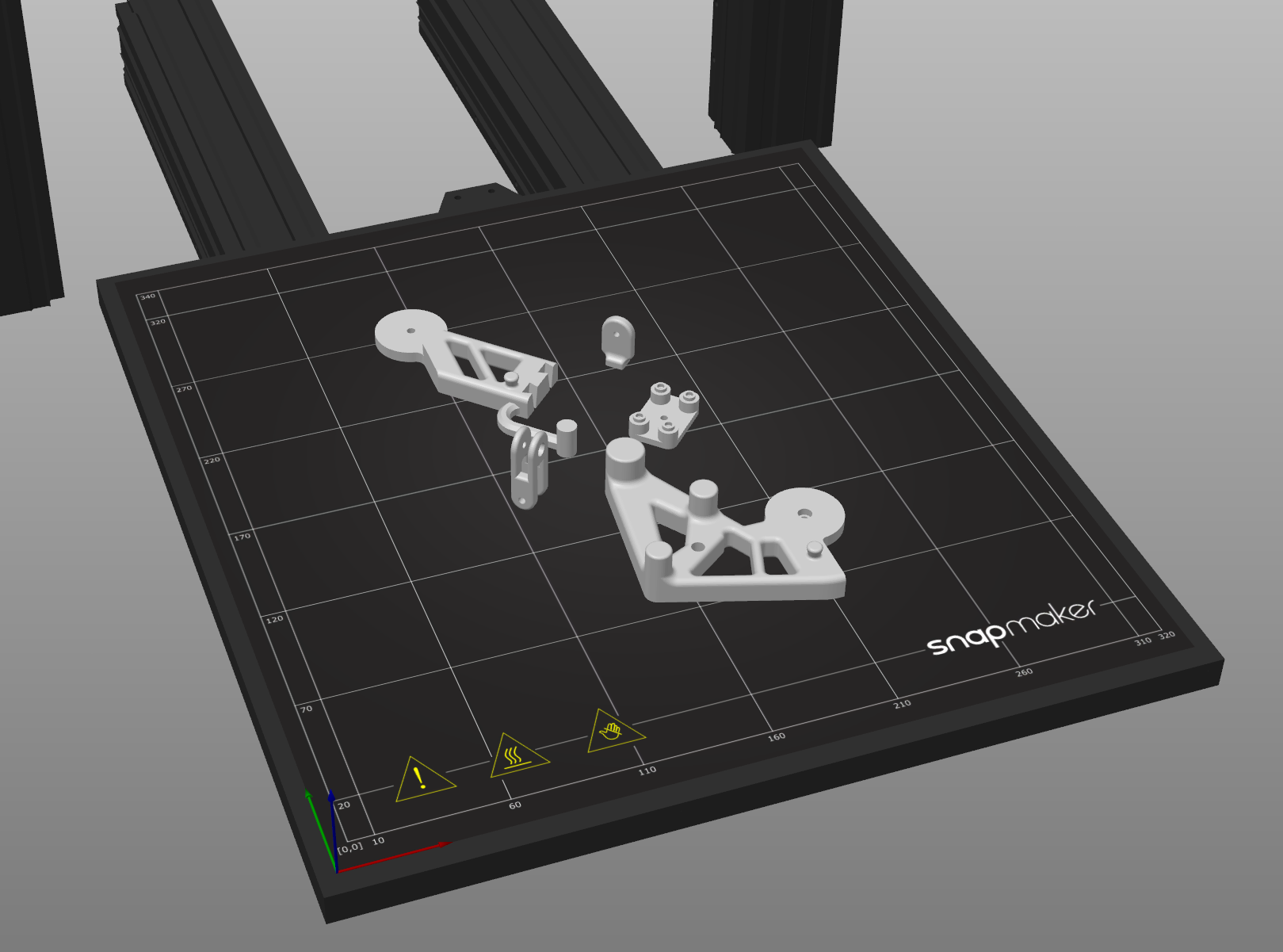 Snapmaker A350 bed mounted enclosure compatible raspberry pi camera ...