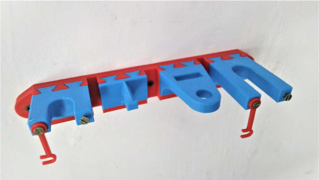 Wall-Mounted Tool holder (With multiple attchments) by Adnan Rk ...