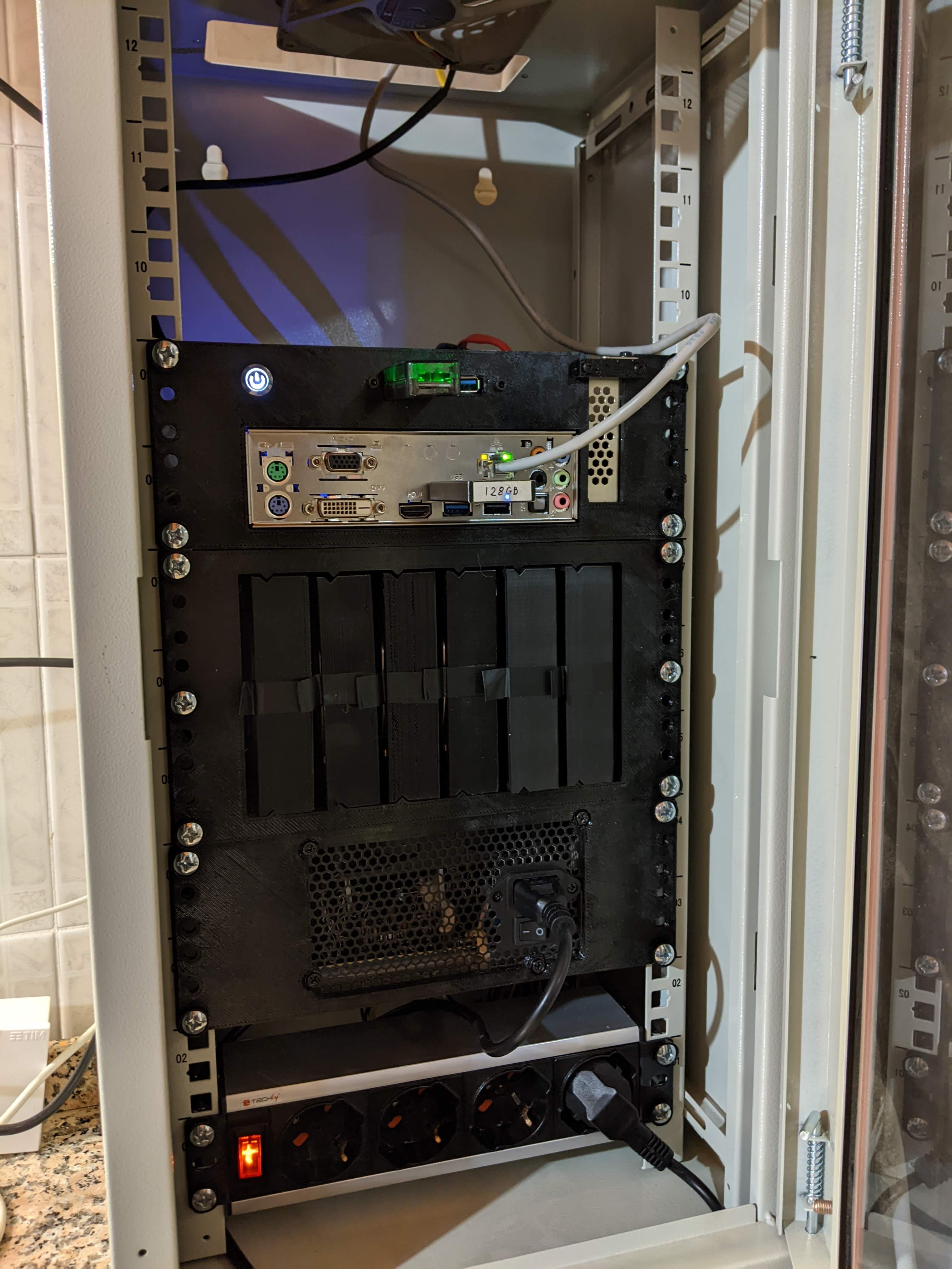 ATX PSU bracket for 10 inch rack by heron | Download free STL model ...