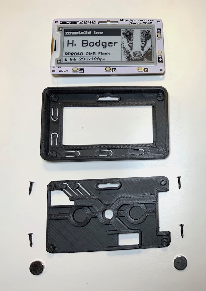 Badger 2040 enclosure by Andreas Känner | Download free STL model ...