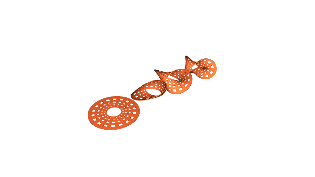 Twisted strip surfaces by henryseg | Download free STL model ...