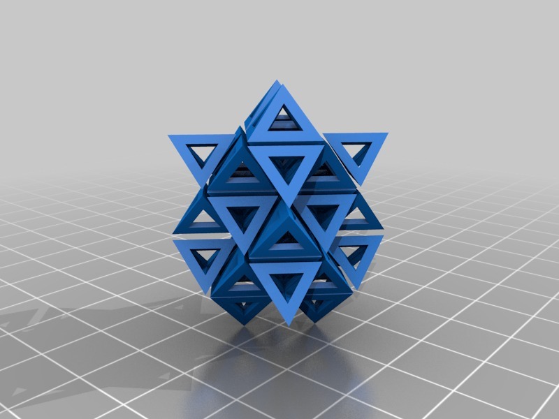 Octahedra and tetrahedra by henryseg | Download free STL model ...