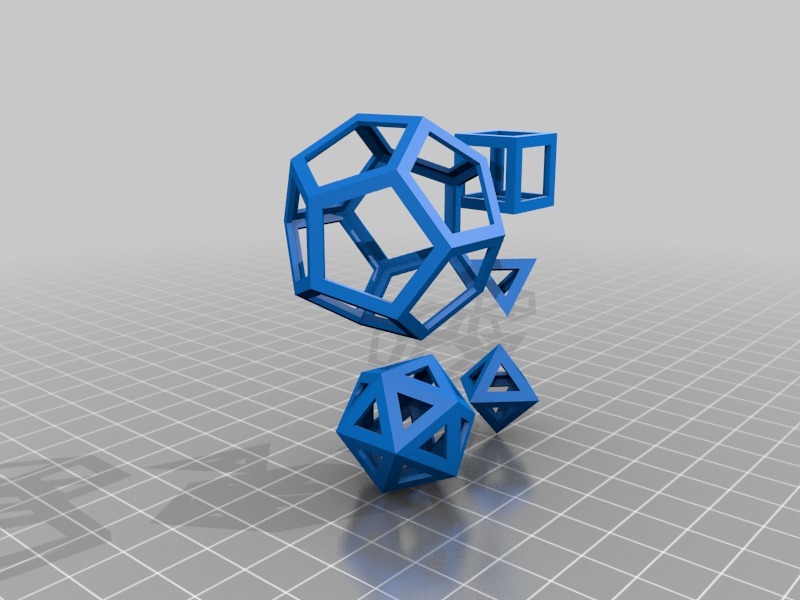 Regular polyhedra by henryseg | Download free STL model | Printables.com