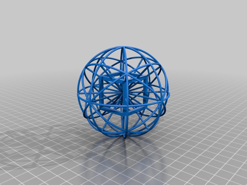 Cube with all half-kite panels by henryseg | Download free STL model ...