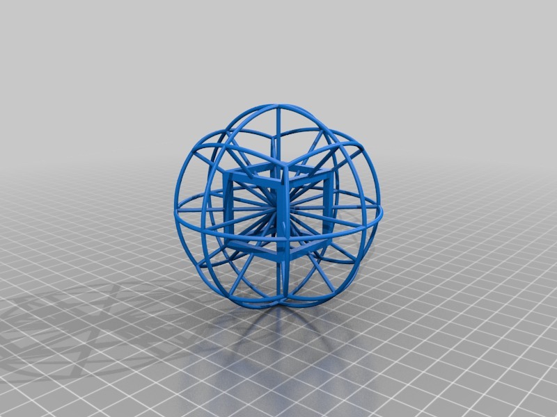 Cube with all kite panels by henryseg | Download free STL model ...