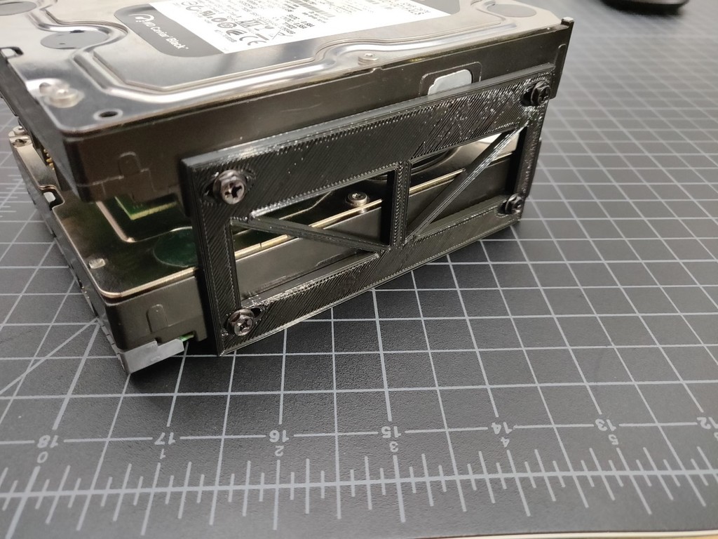 NZXT H210 Dual HDD Bracket by Warglock | Download free STL model ...