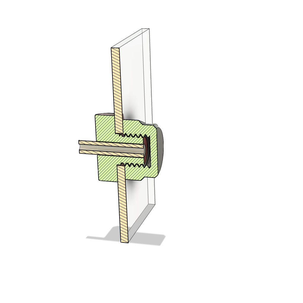 Filament Pass Thru Two by CooterBaldwin | Download free STL model ...