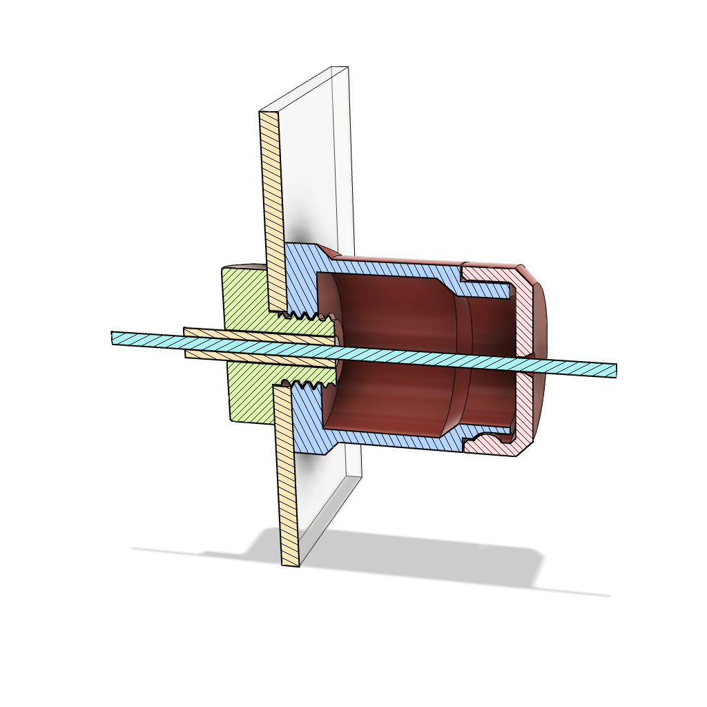 Filament Pass Thru Two by CooterBaldwin | Download free STL model ...