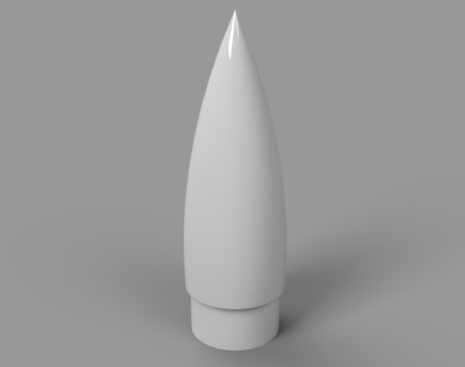 Rocket Nose Cone and Engine Mount by opatrie | Download free STL model ...