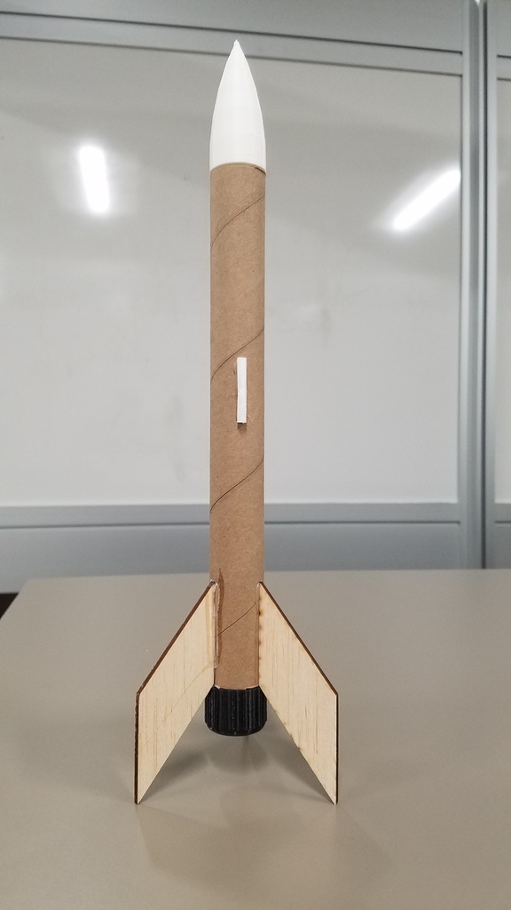 Rocket Nose Cone and Engine Mount by opatrie | Download free STL model ...