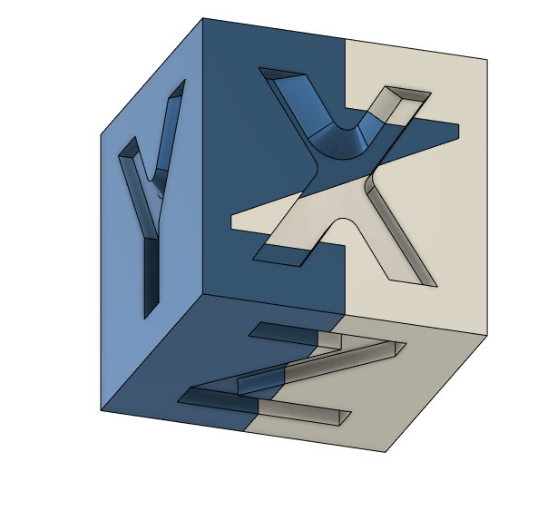 Dual Color Calibration Cube by RFBomb | Download free STL model ...