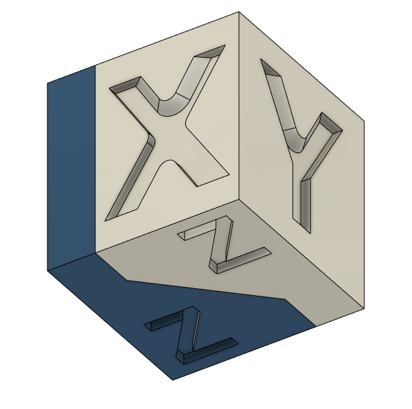 Dual Color Calibration Cube by RFBomb | Download free STL model ...