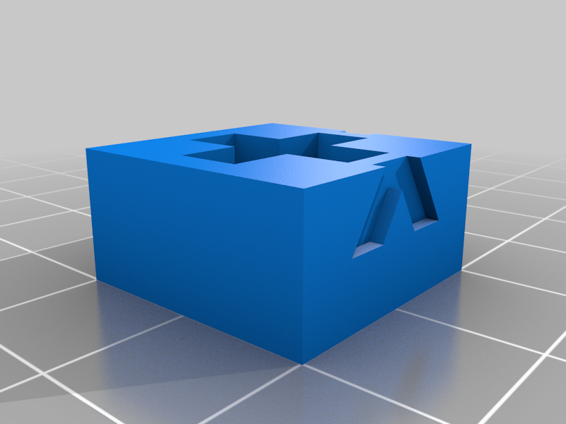 Dual Color Calibration Cube by RFBomb | Download free STL model ...