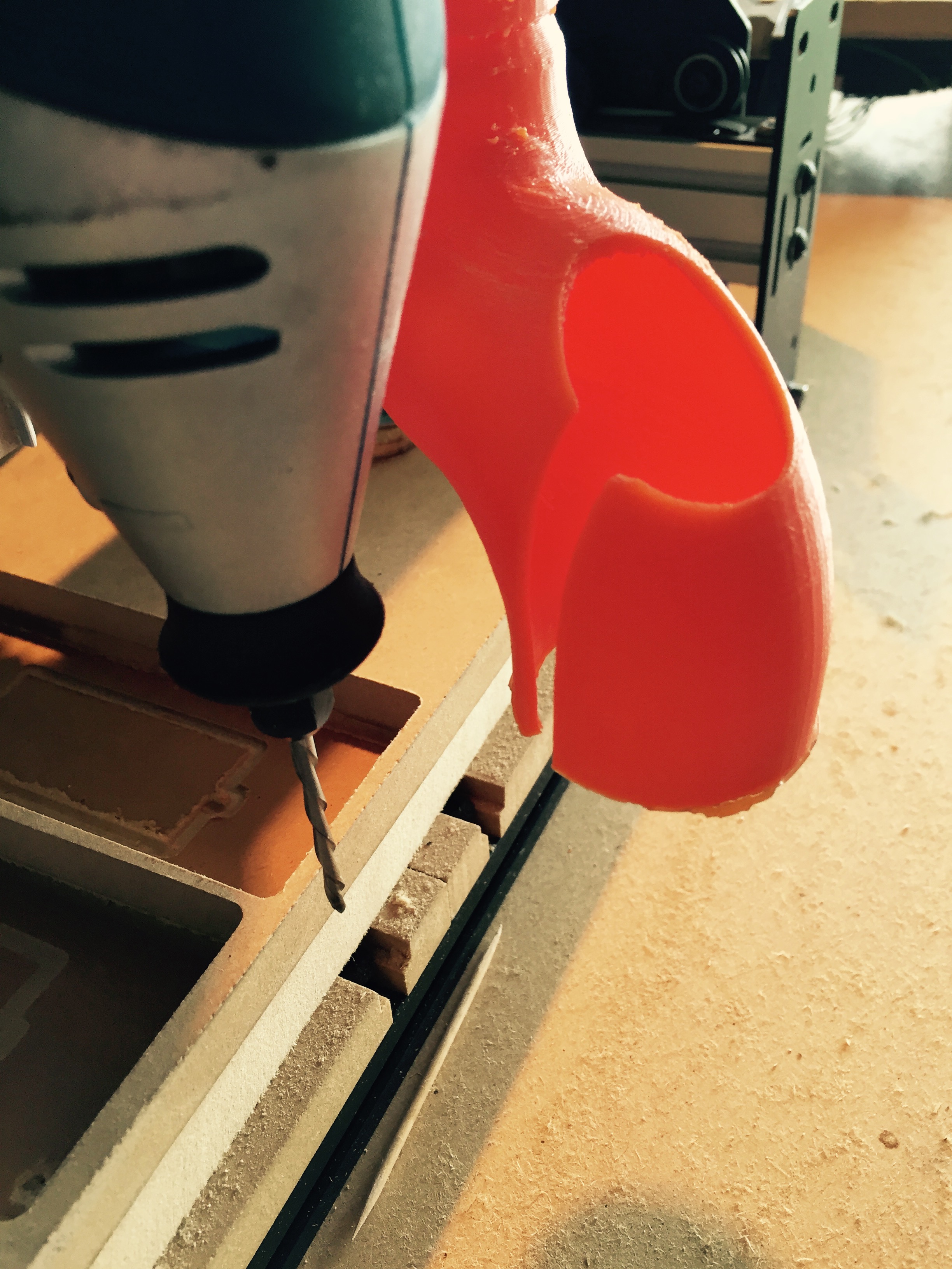 Shapeoko 2 Dust Shoe - For Stock dremel type spindle by Brenton ...