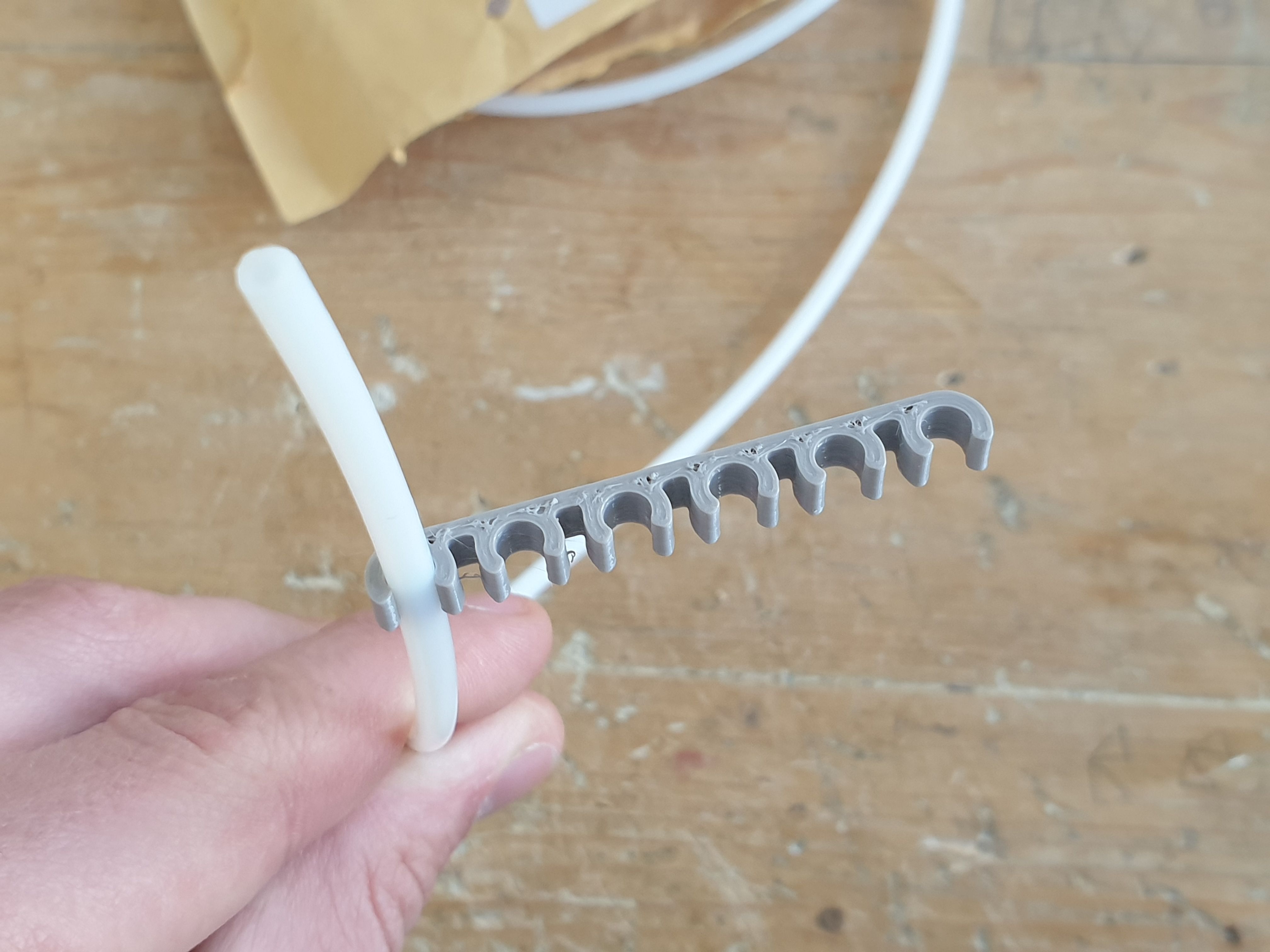 PTFE tube clip by Samotrel | Download free STL model | Printables.com
