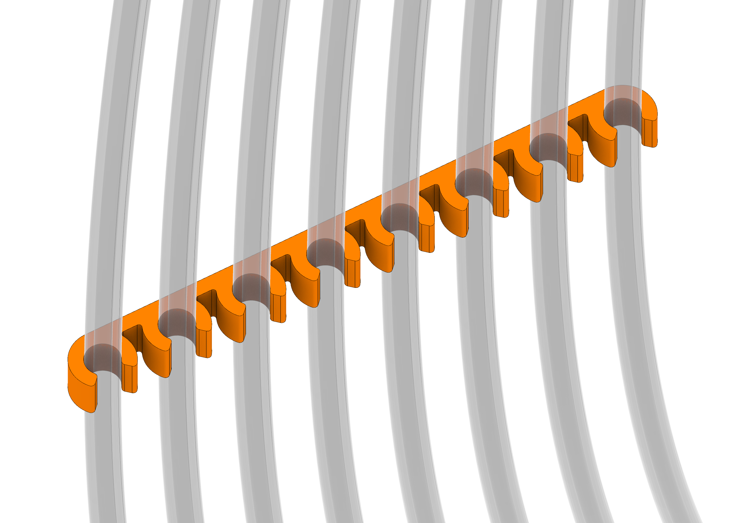 PTFE tube clip by Samotrel | Download free STL model | Printables.com