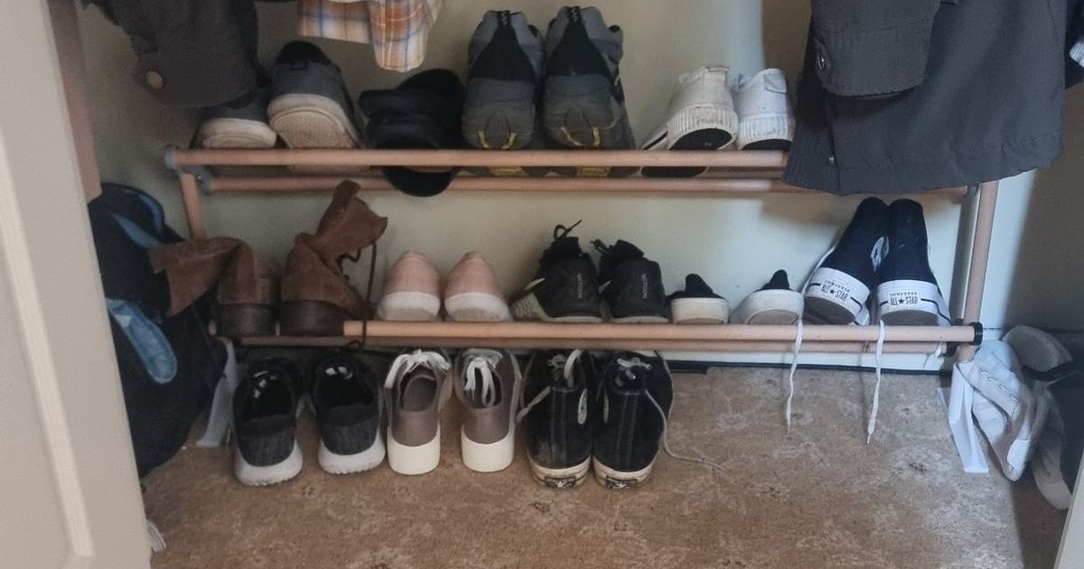 Dowel Resizable Shoe Rack by magicGnome96 | Download free STL model ...