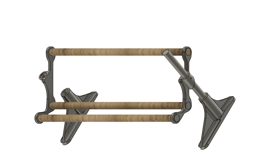 Dowel Resizable Shoe Rack by magicGnome96 | Download free STL model ...