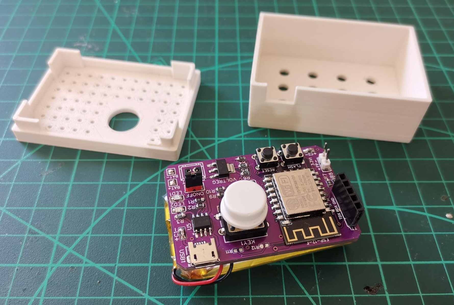 IoT Button Case by Emely | Download free STL model | Printables.com