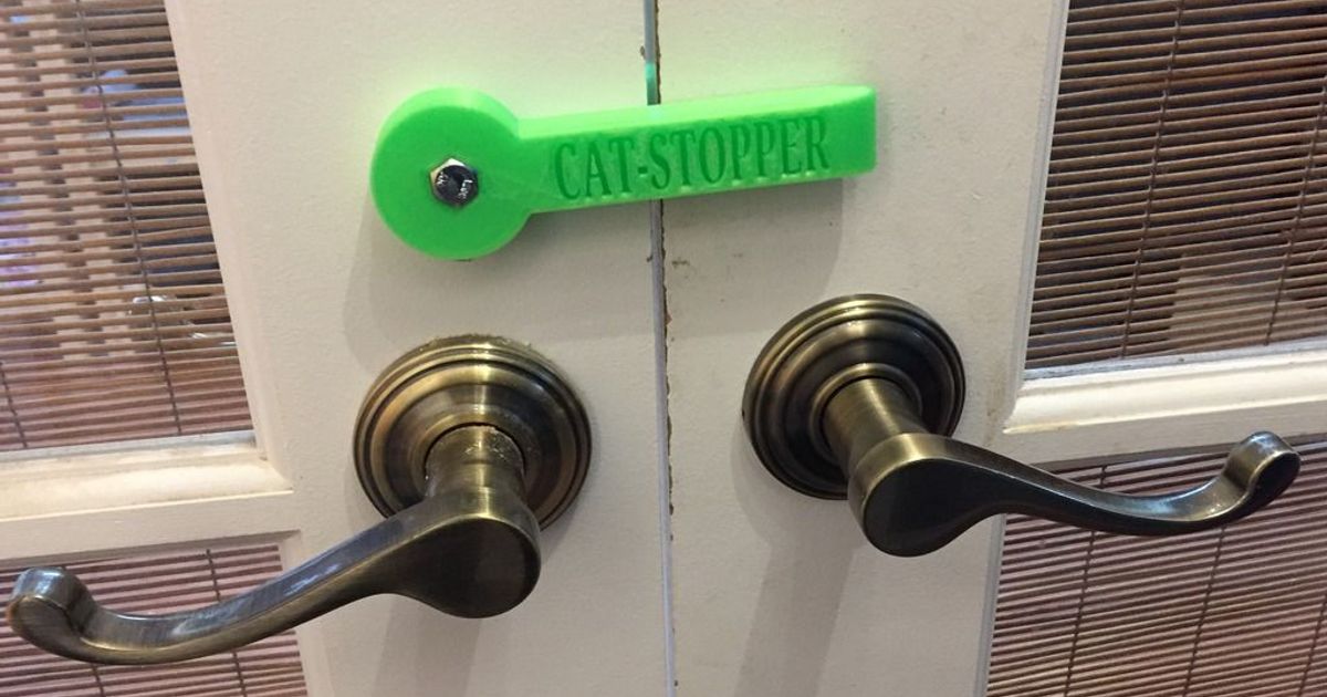 Cat-Stopper by jblakey | Download free STL model | Printables.com