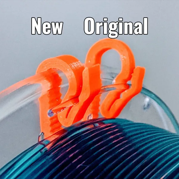 Small Universal Filament Clip by six | Download free STL model ...