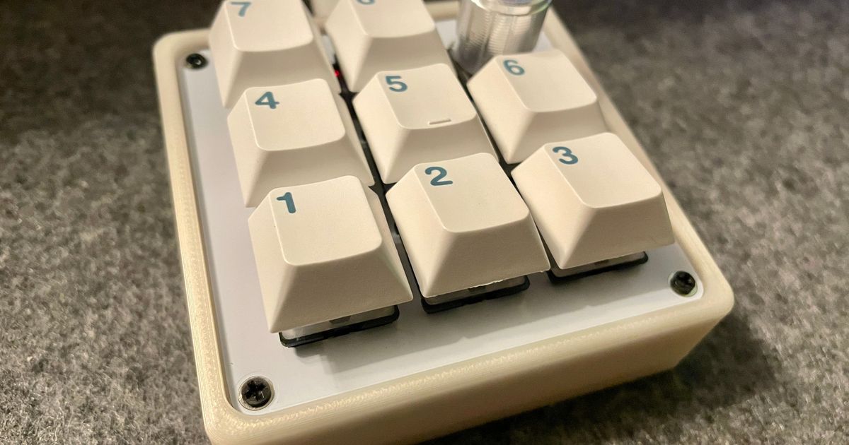 Macropad Case by Nyfe | Download free STL model | Printables.com