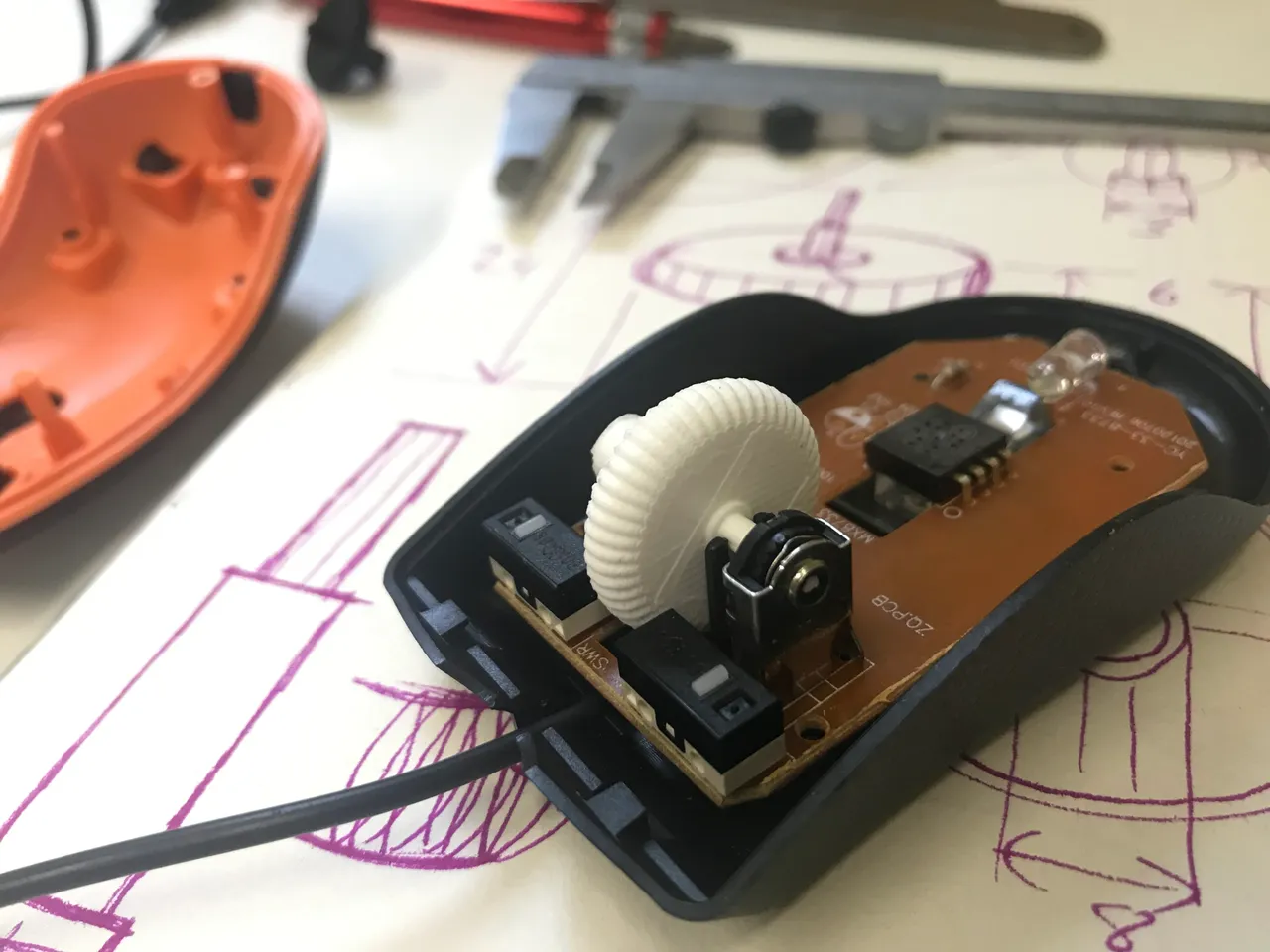 Mouse Wheel by Phoenix Consultants | Download free STL model ...