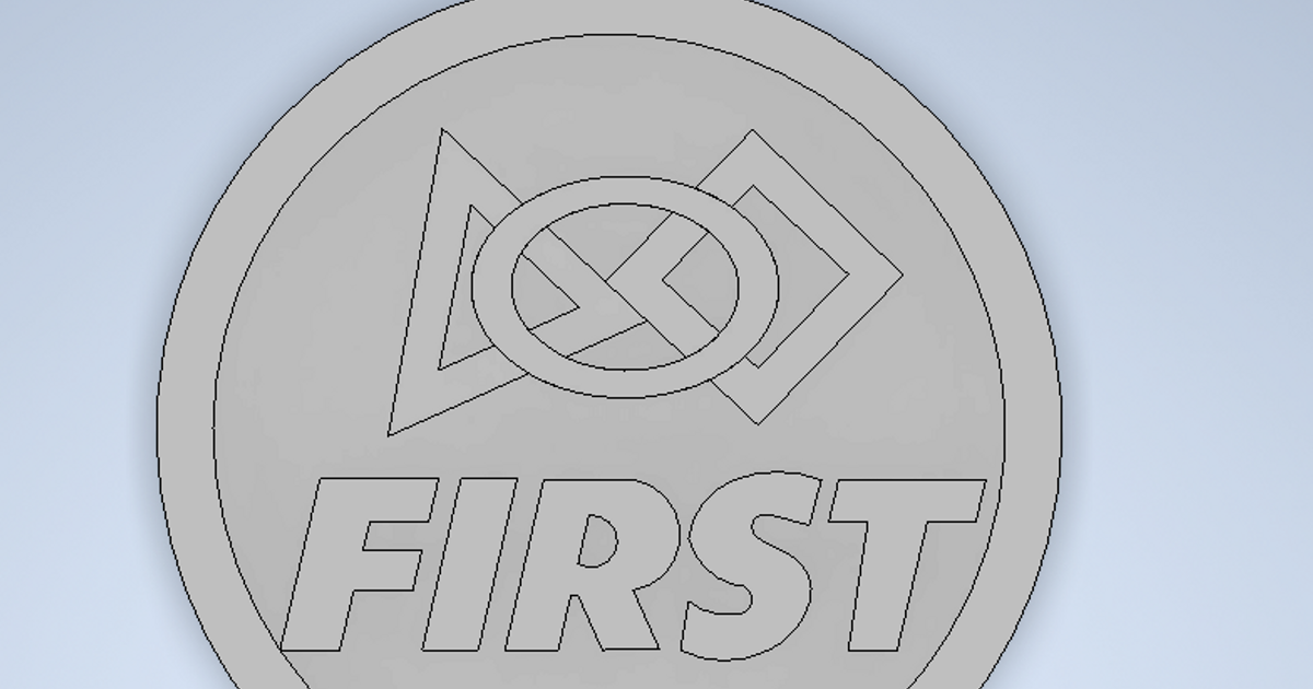 FRC Logo Keychain by Xactlysharp | Download free STL model | Printables.com